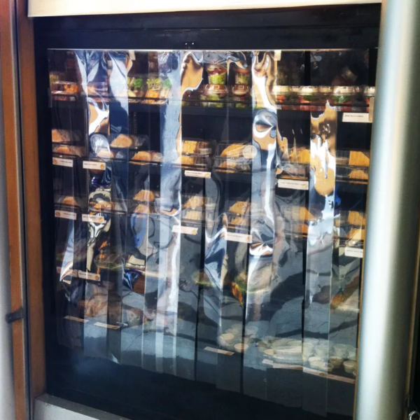 Reach-Through Strip Curtain - THE SEALS - Commercial Refrigeration Gaskets